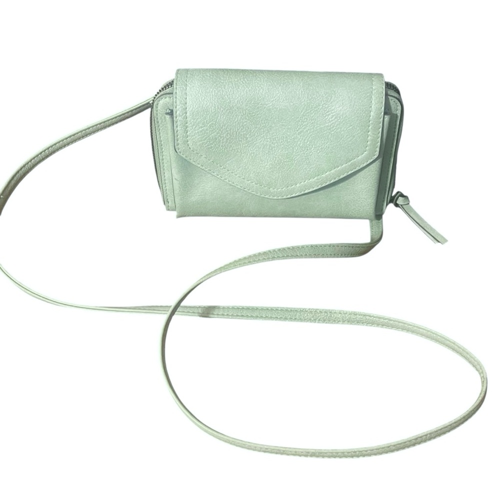 Safekeeper Mint Green Rfid Crossbody Wallet Purse - Gem